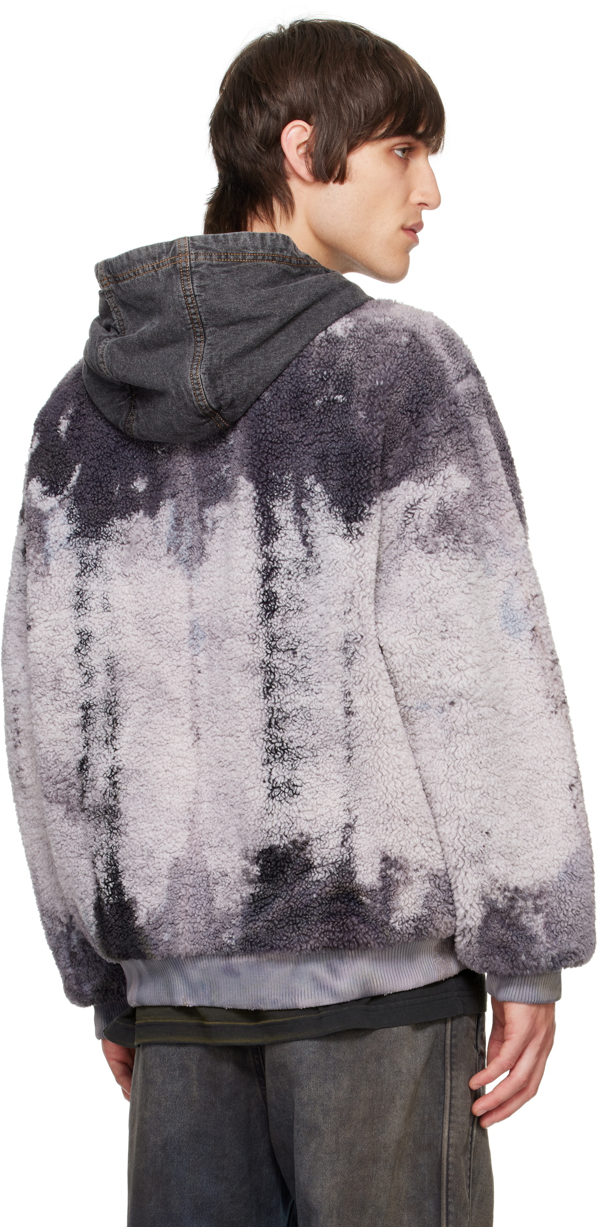 Diesel Gray S-Depla Jacket Diesel