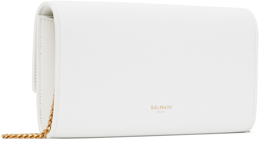 Balmain White Emblème Bag Balmain