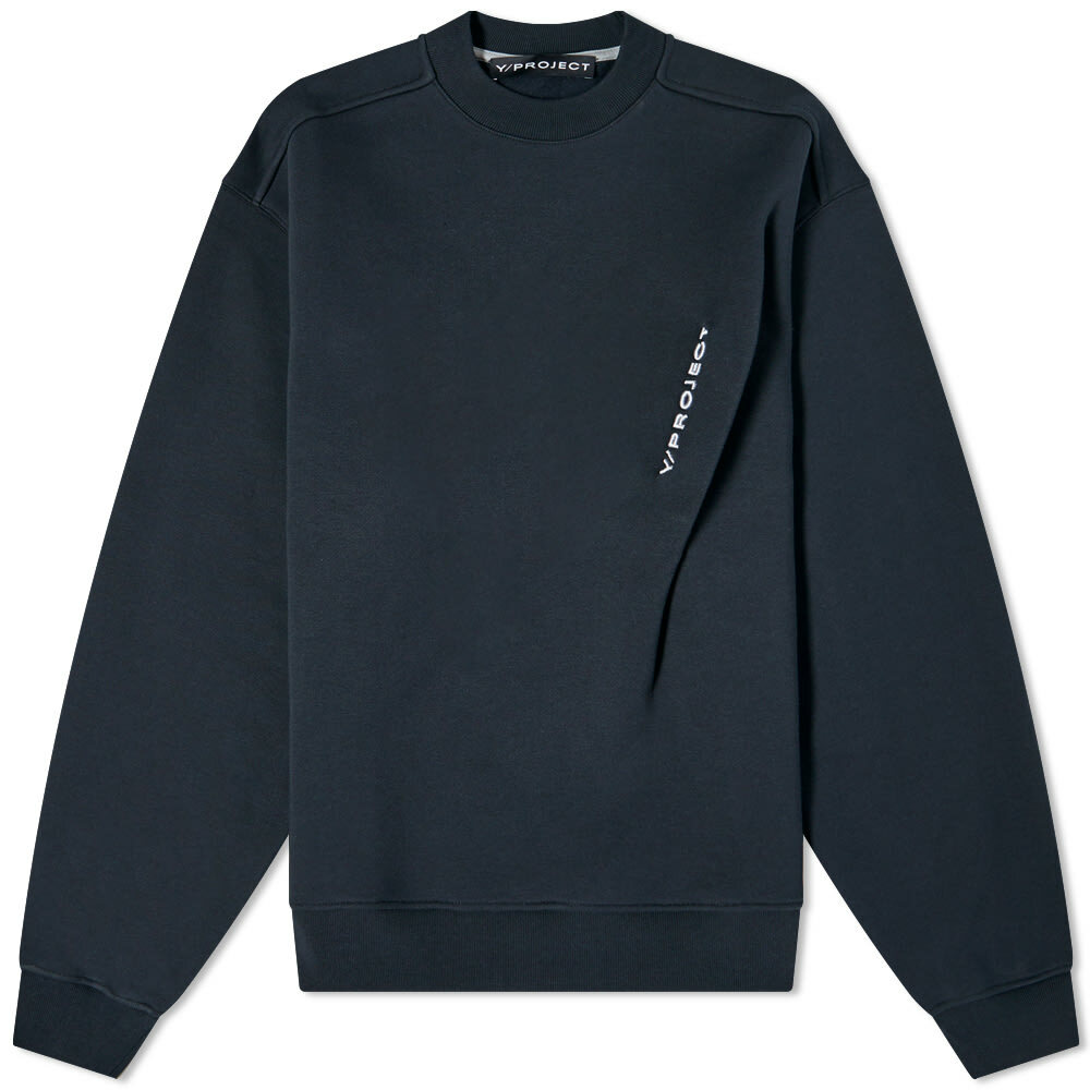 Y-Project Women's Pinched Logo Sweat in Navy Y/Project