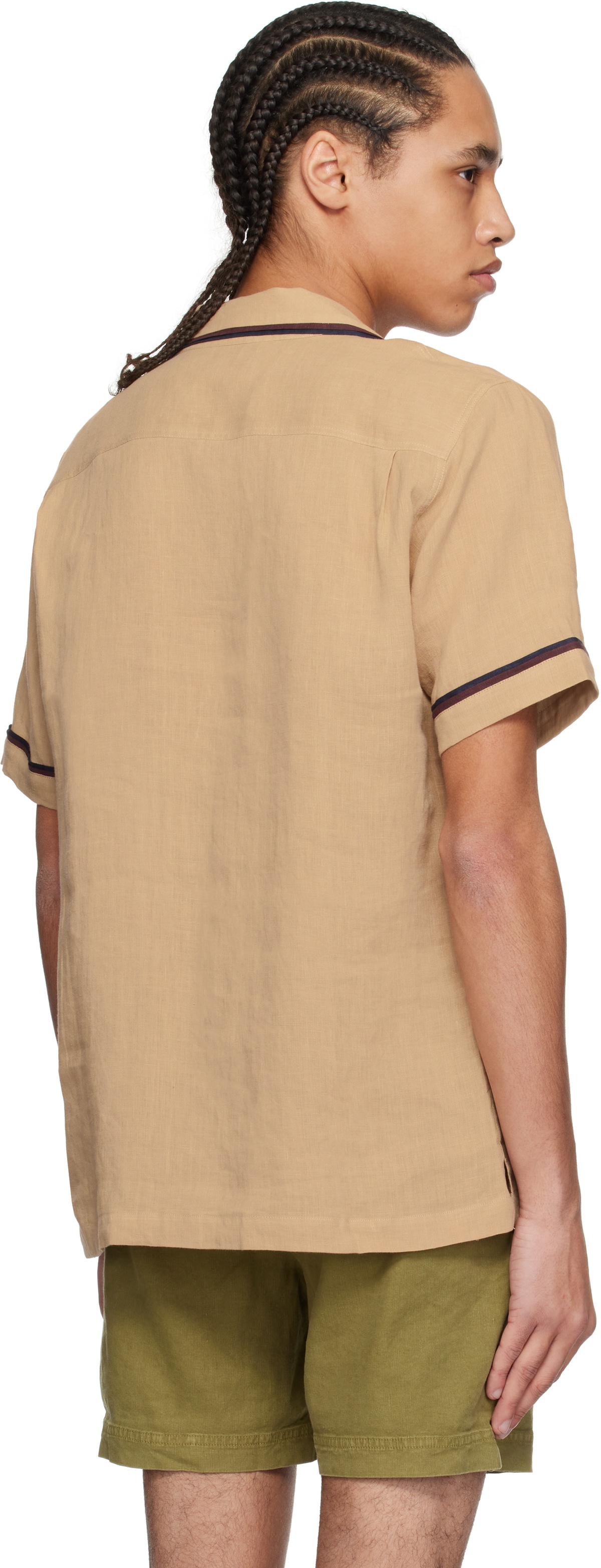 Orlebar Brown Tan Maitan Shirt Orlebar Brown