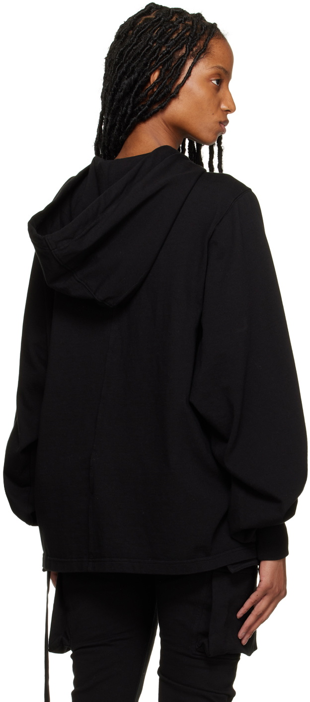 Rick Owens Drkshdw Black Jumbo Hoodie Rick Owens Drkshdw