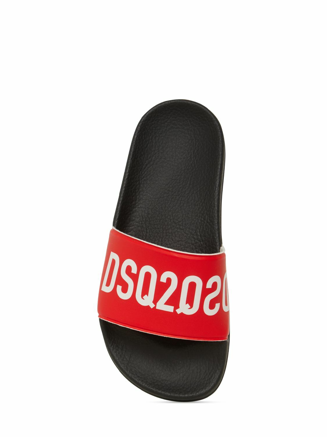 DSQUARED2 Logo Print Rubber Slide Sandals Dsquared2