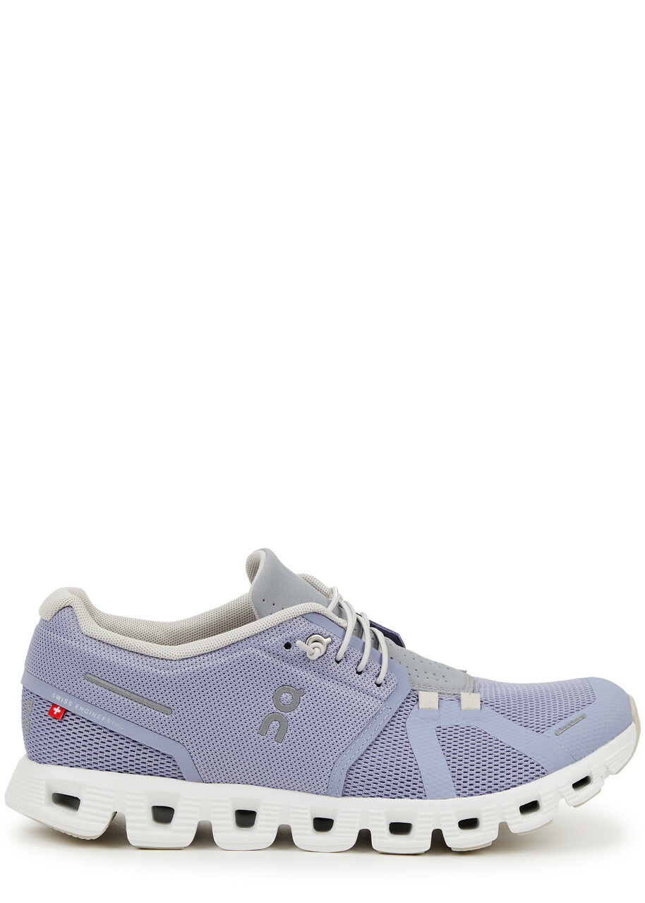 ON Cloud 5 Panelled Mesh Sneakers Blue On