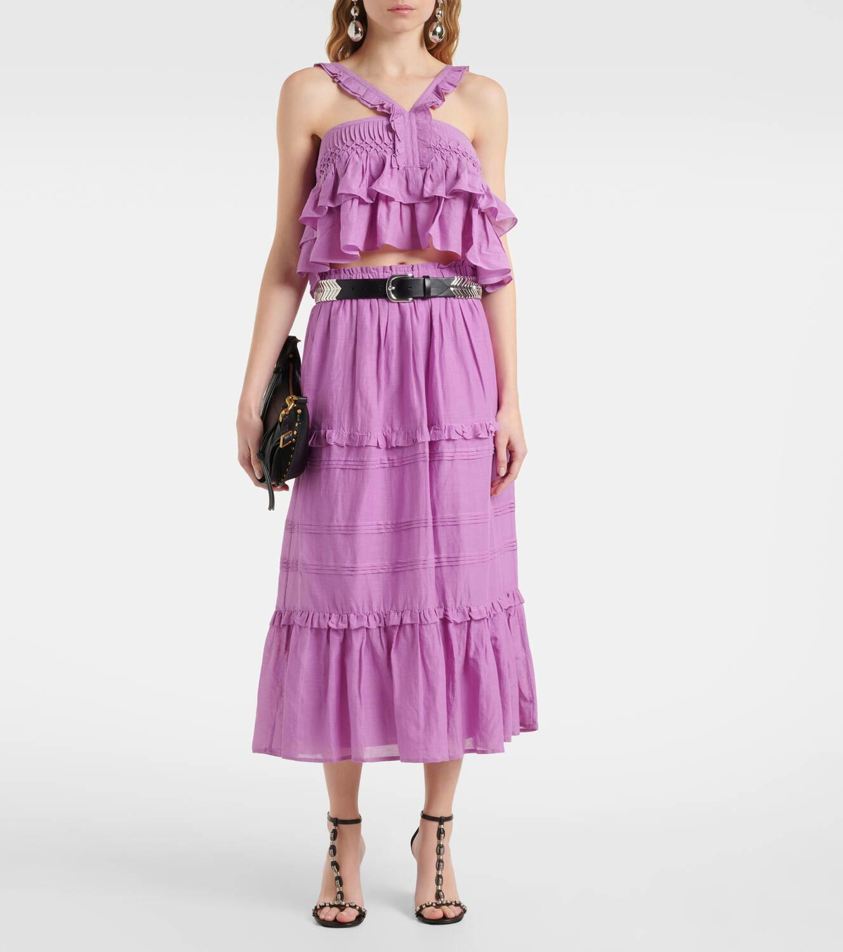 Marant Etoile Diya cotton-blend maxi skirt Isabel Marant Etoile