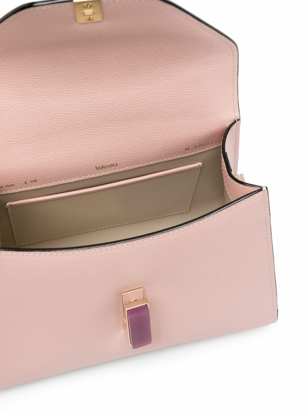 VALEXTRA - Iside Mini Quartzite Stone Detail Leather Handbag Valextra