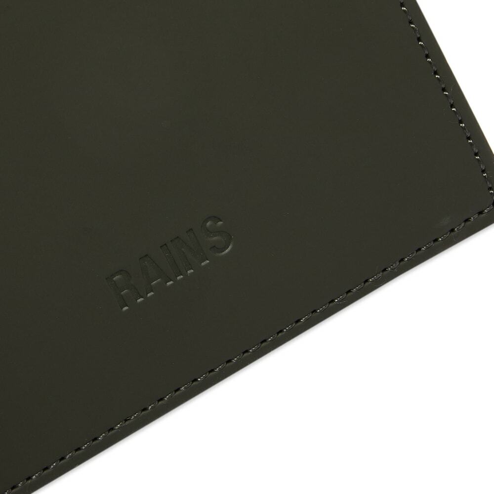 Rains Men's Folded Wallet in Green Rains