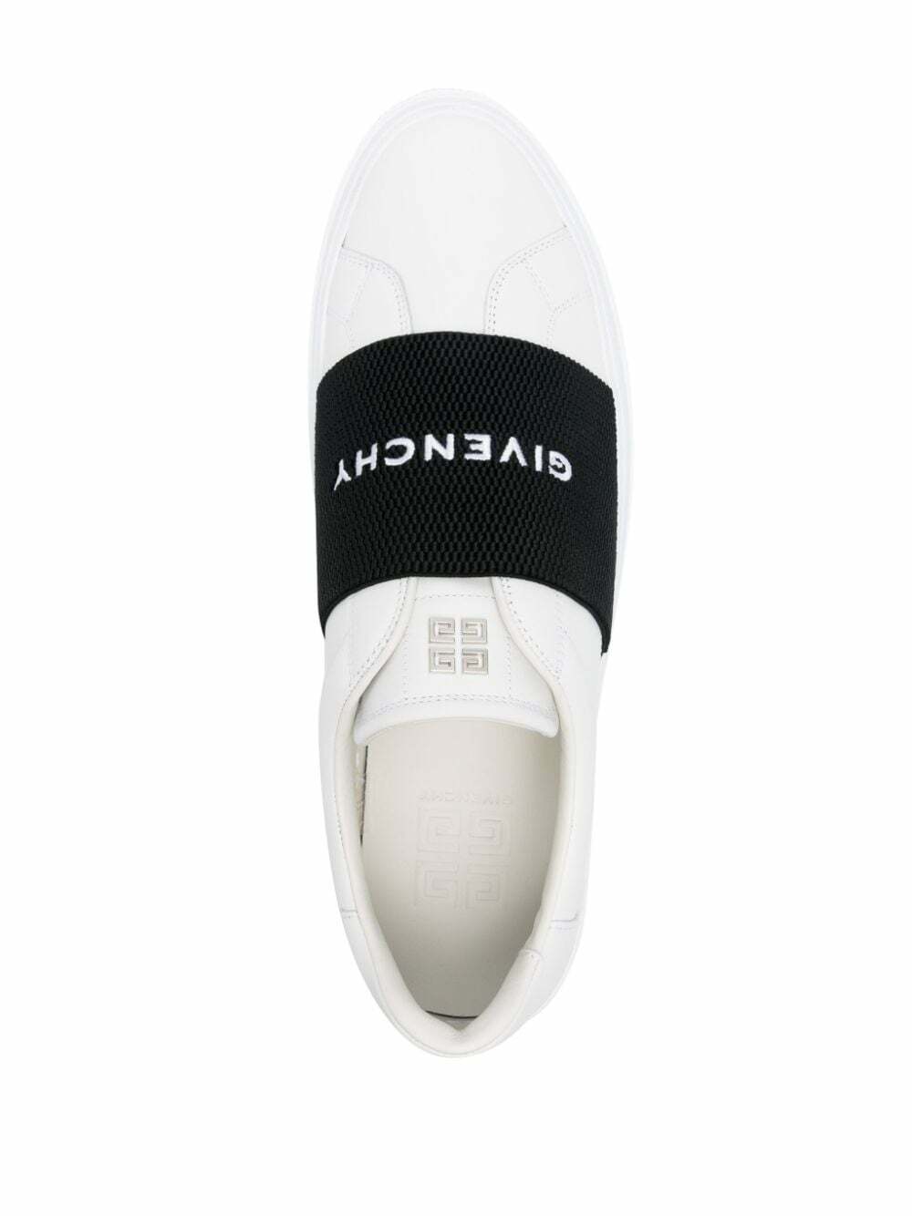City Sport Sneakers In Leather With Givenchy Strap