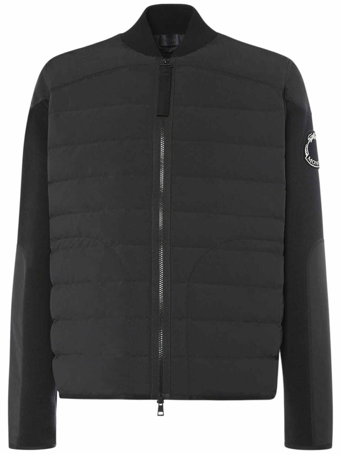 MONCLER - Cny Cotton & Tech Zip-up Cardigan Jacket Moncler