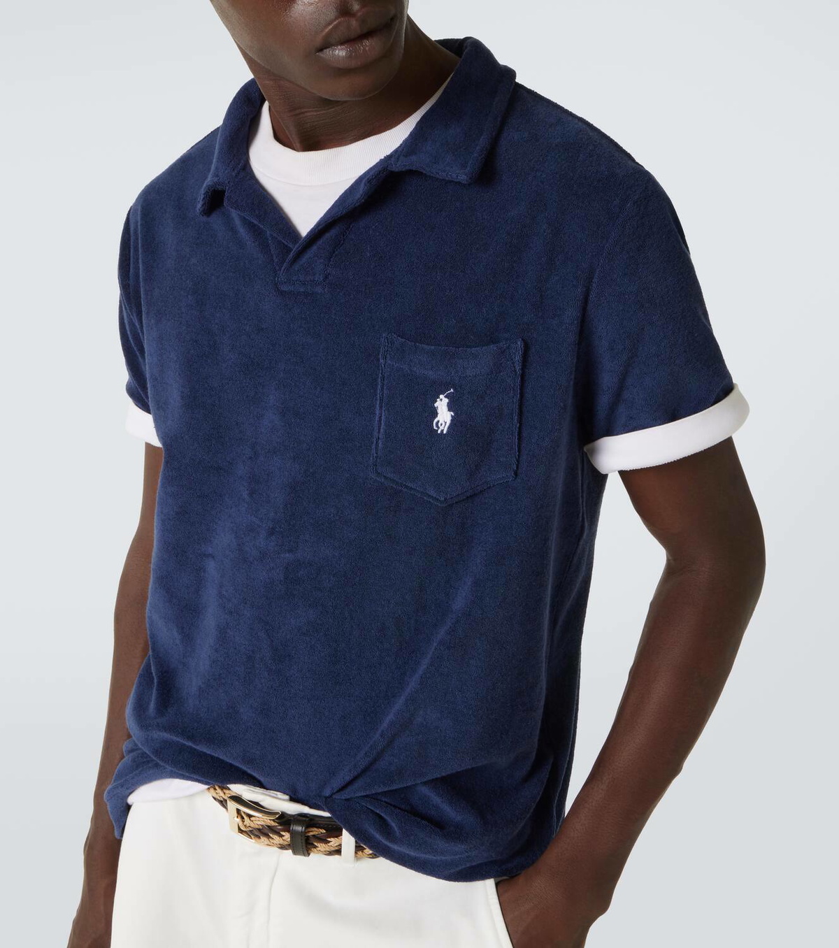 Polo Ralph Lauren Cotton-blend terry polo shirt Polo Ralph Lauren