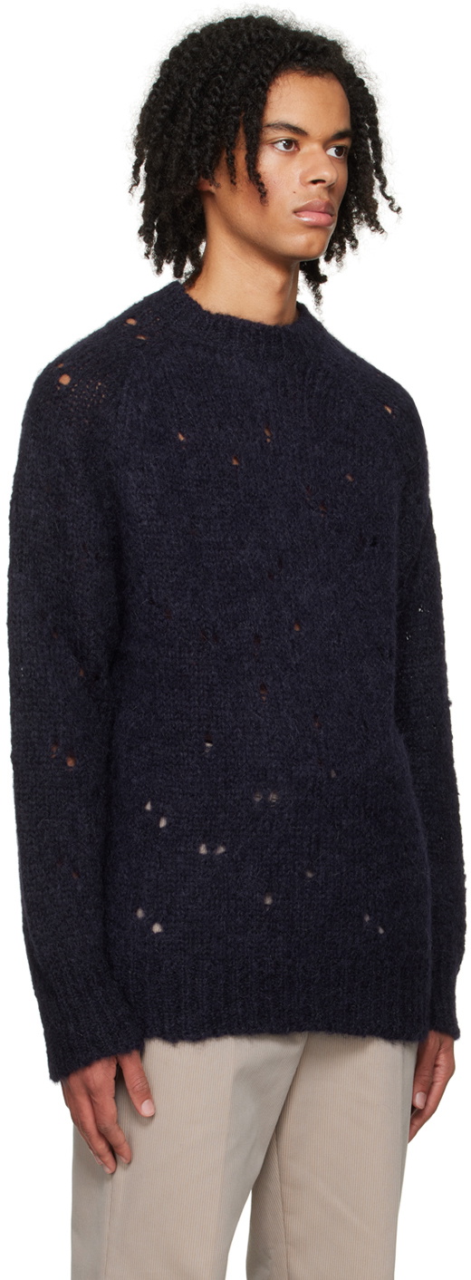 Our Legacy Navy Needle Drop Sweater Our Legacy