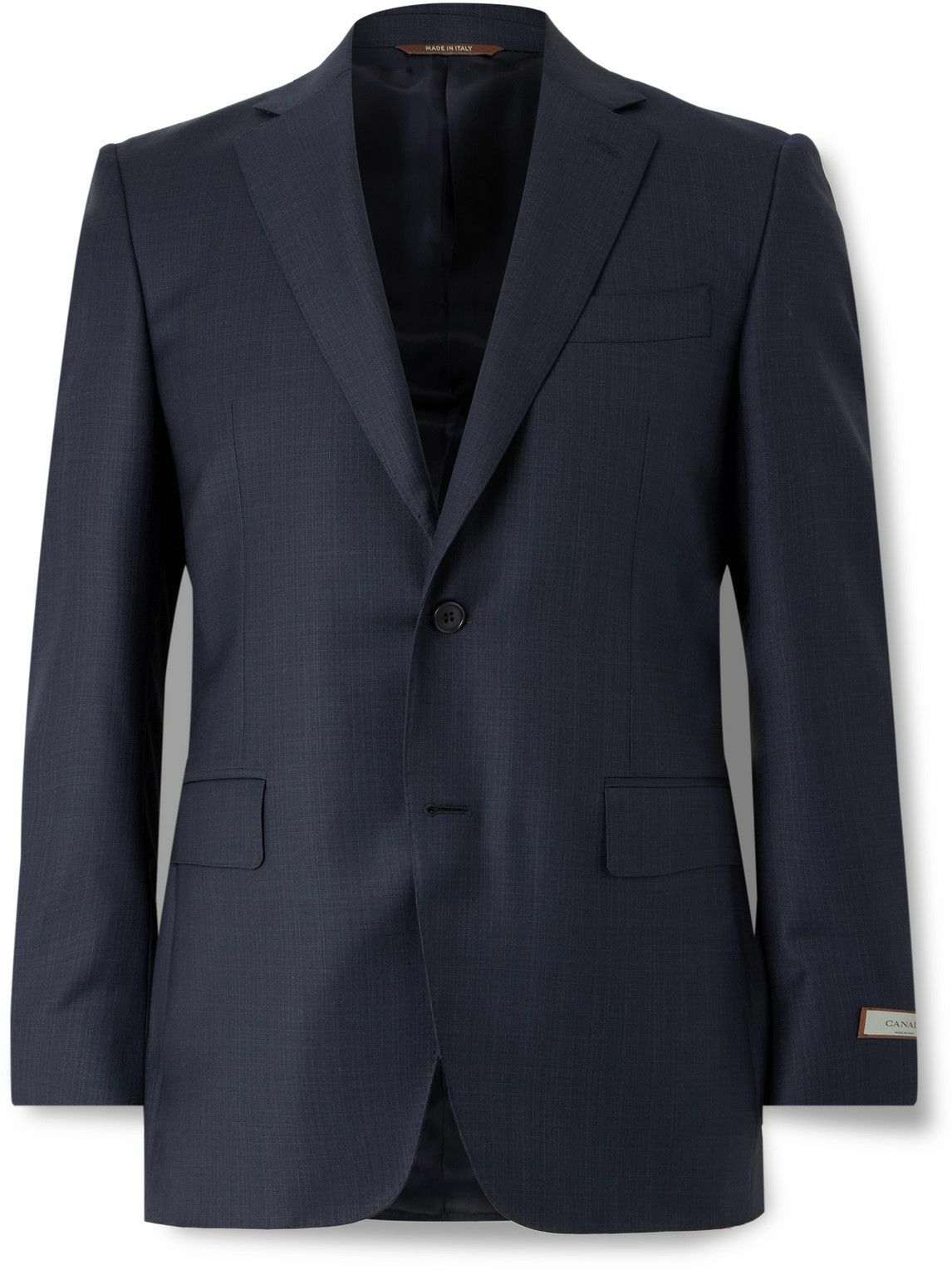 Canali - Slim-Fit Super 130s Wool Suit Jacket - Blue Canali