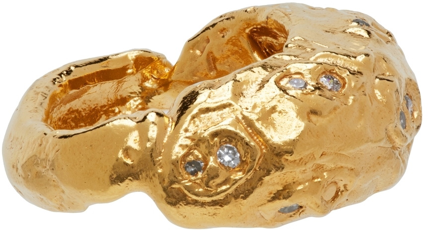 Alighieri Gold 'The Coded Diamonds' Ring Alighieri