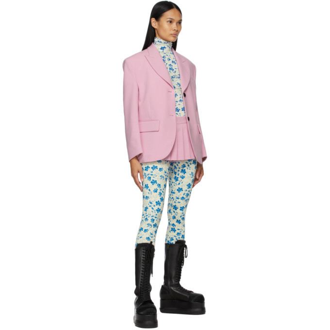 Pushbutton Pink Single Box Blazer Pushbutton
