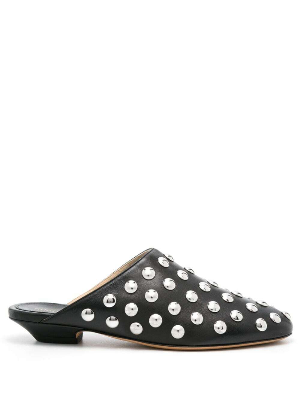 KHAITE - Apollo Studded Leather Mules Khaite
