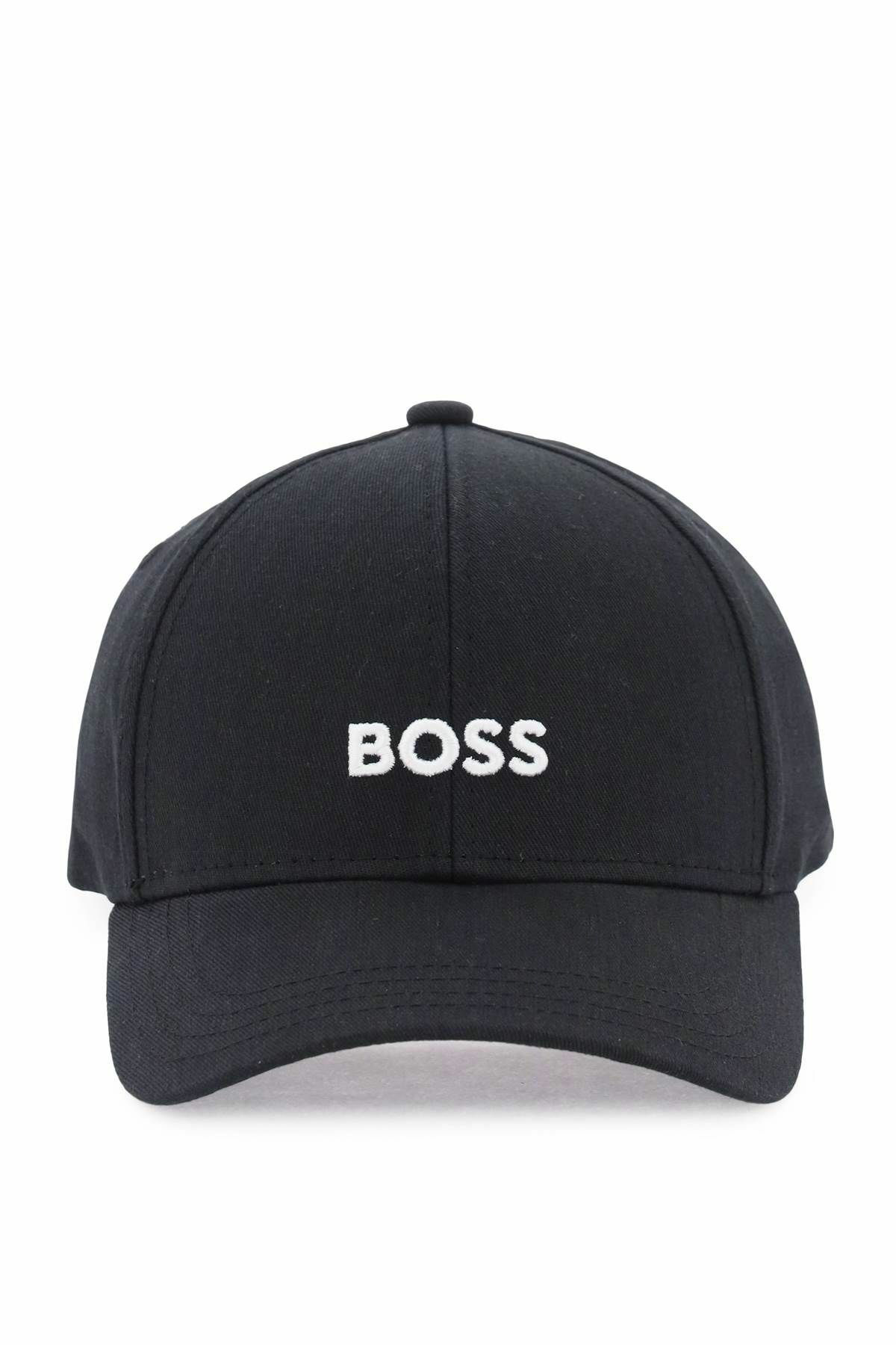 BOSS baseball cap with embroidered logo Black BOSS