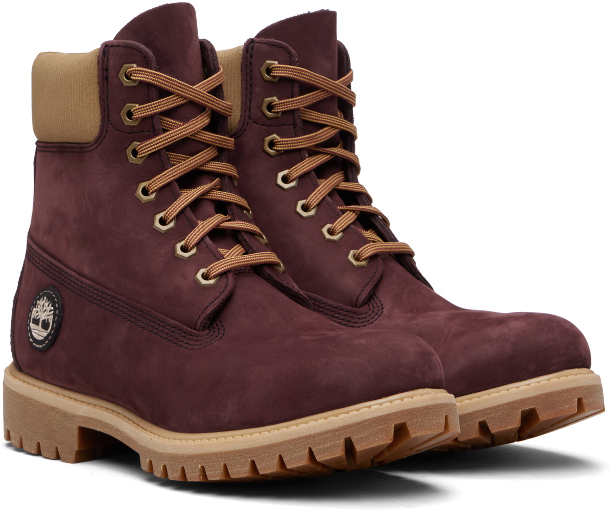 Timberland Burgundy Timberland Premium 6 Inch Waterproof Boots Timberland