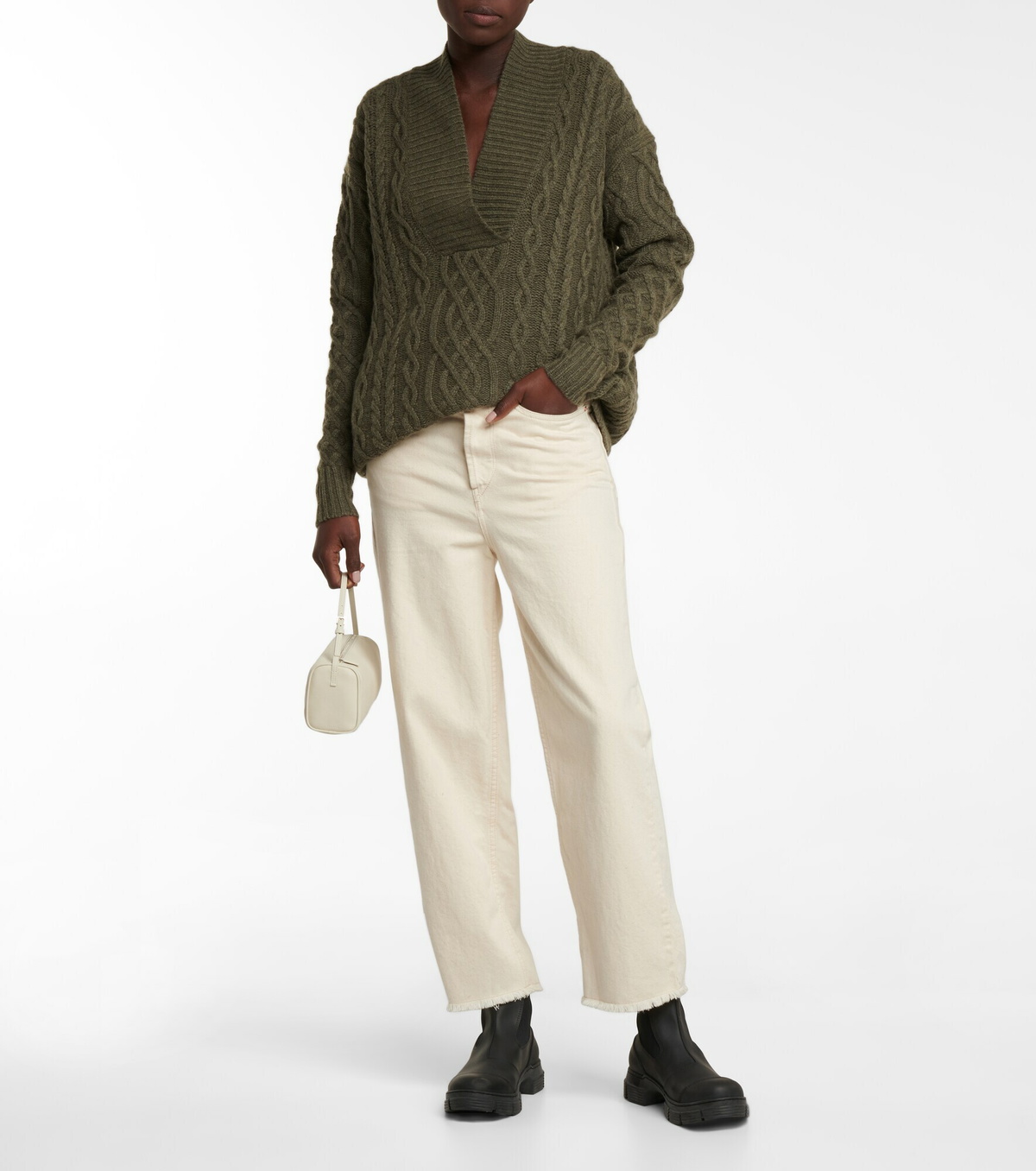 CO - Cashmere cable-knit sweater Coach