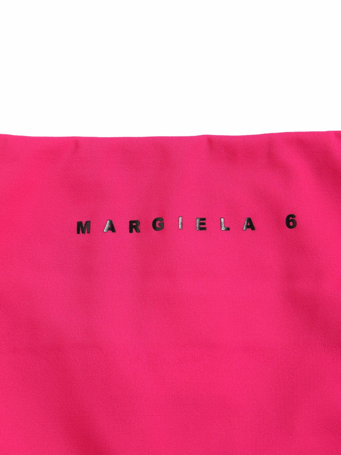 MM6 MAISON MARGIELA Logo Print Lycra Bikini Set MM6 Maison Margiela