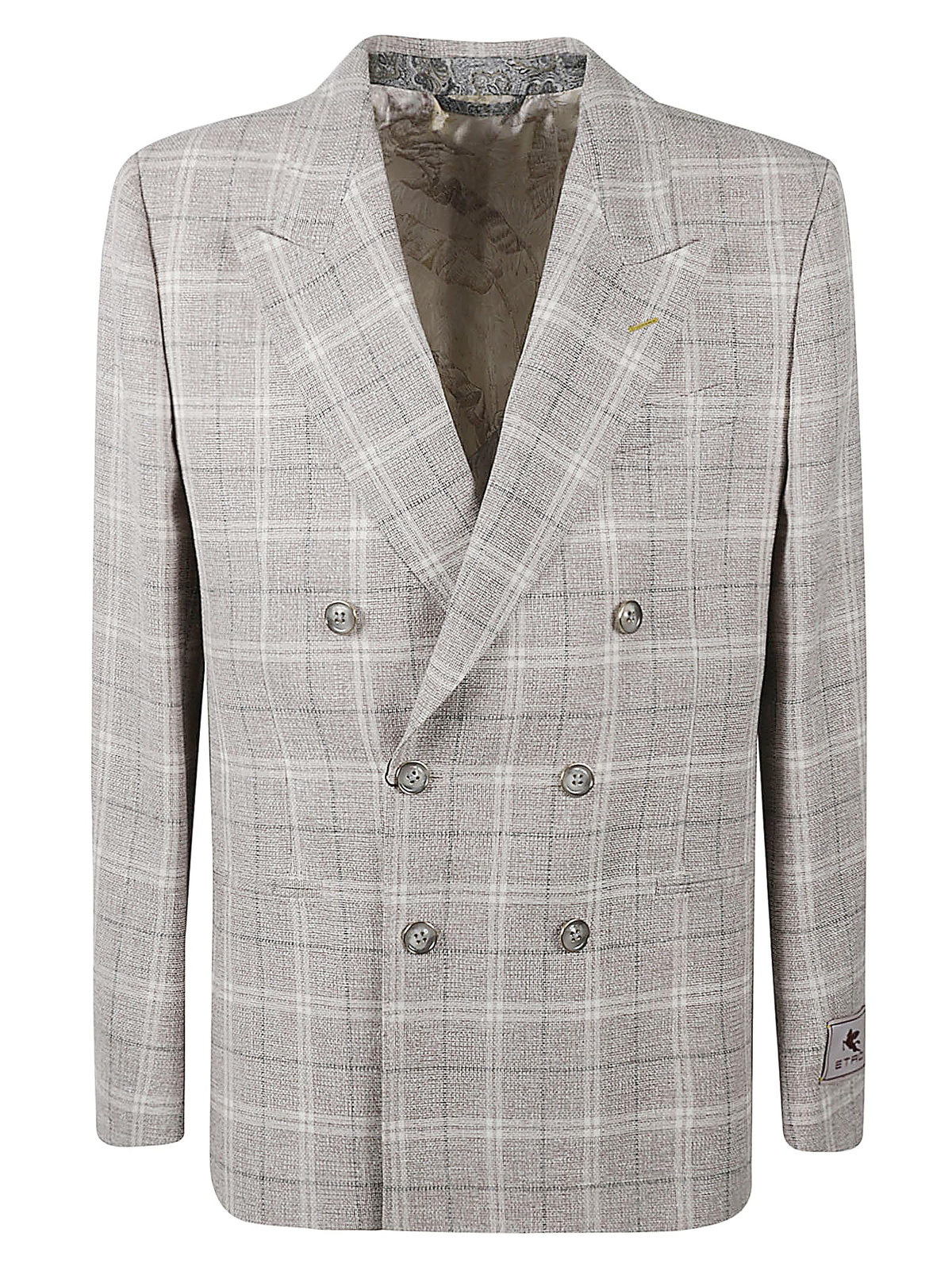 Etro Double-breasted Tartan Blazer Etro