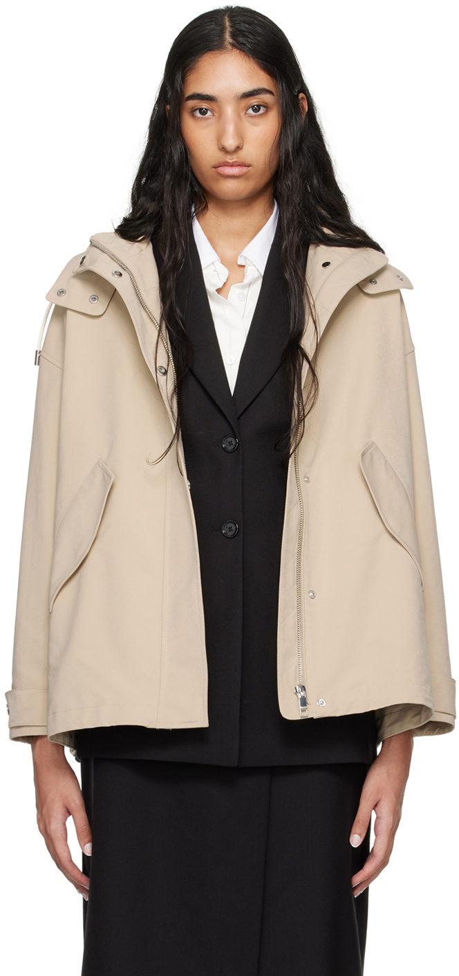 BOSS Beige HoodedJacket BOSS