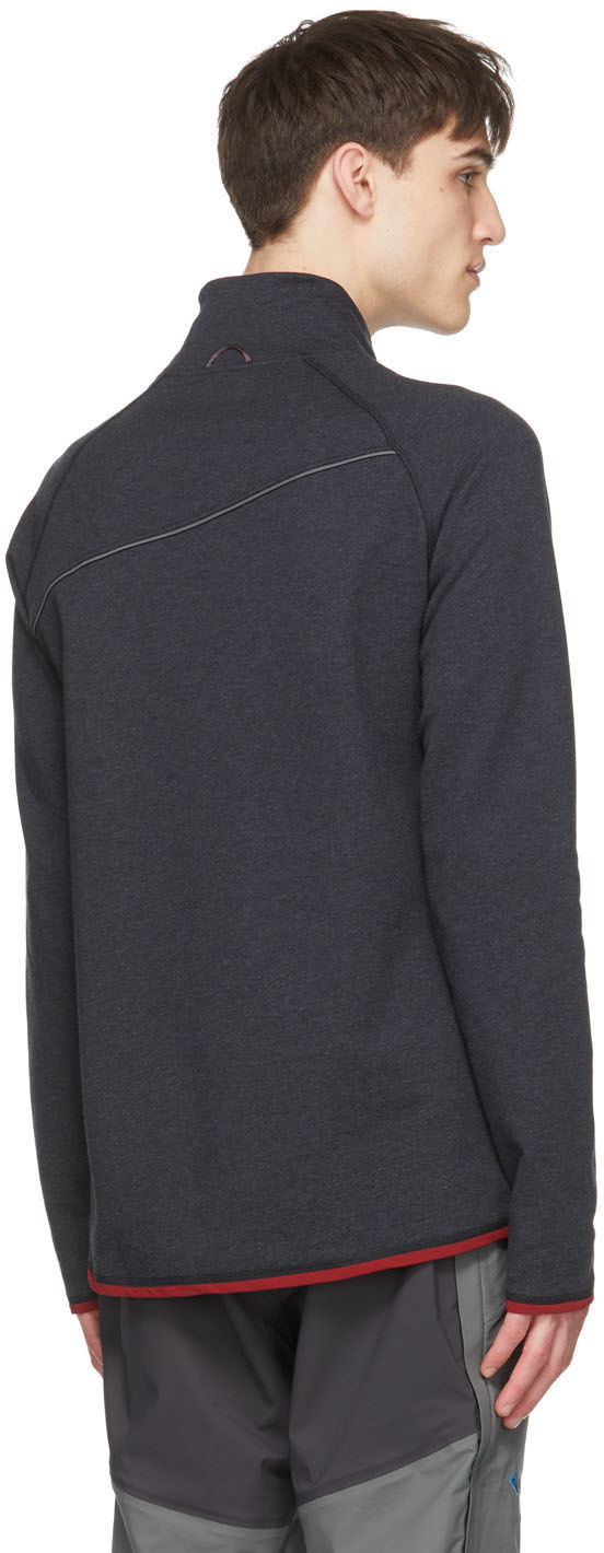 Klättermusen Grey Falen Zip-Up Sweatshirt Klättermusen