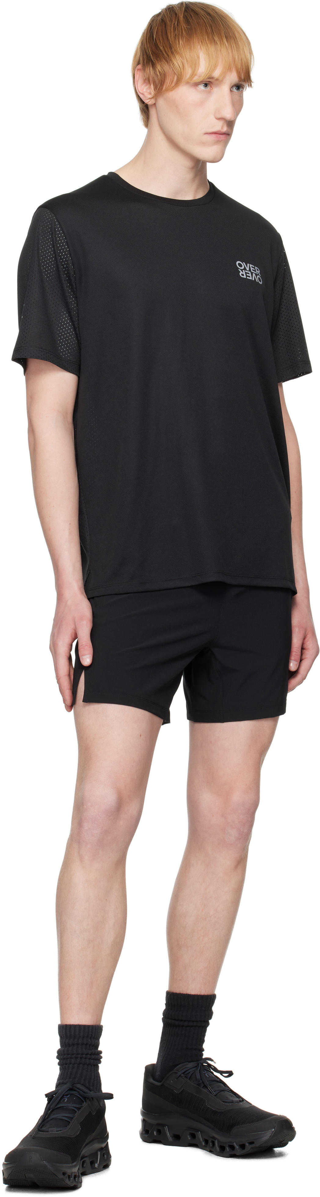 OVER OVER Black Sport T-shirt OVER OVER