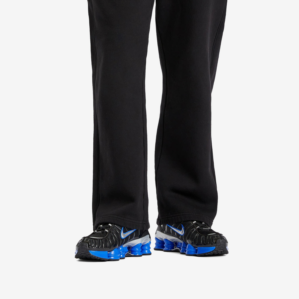 Nike Shox Tl Sneaker in Black/Silver/Blue Nike