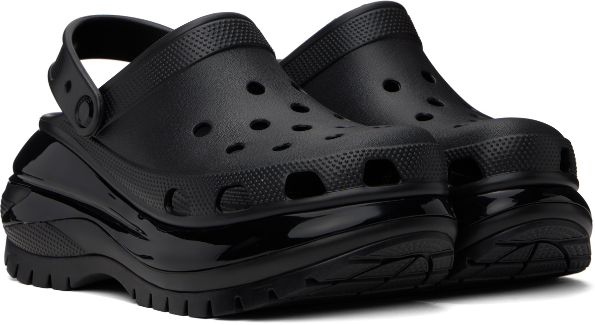 Crocs Black Mega Crush Clogs Crocs