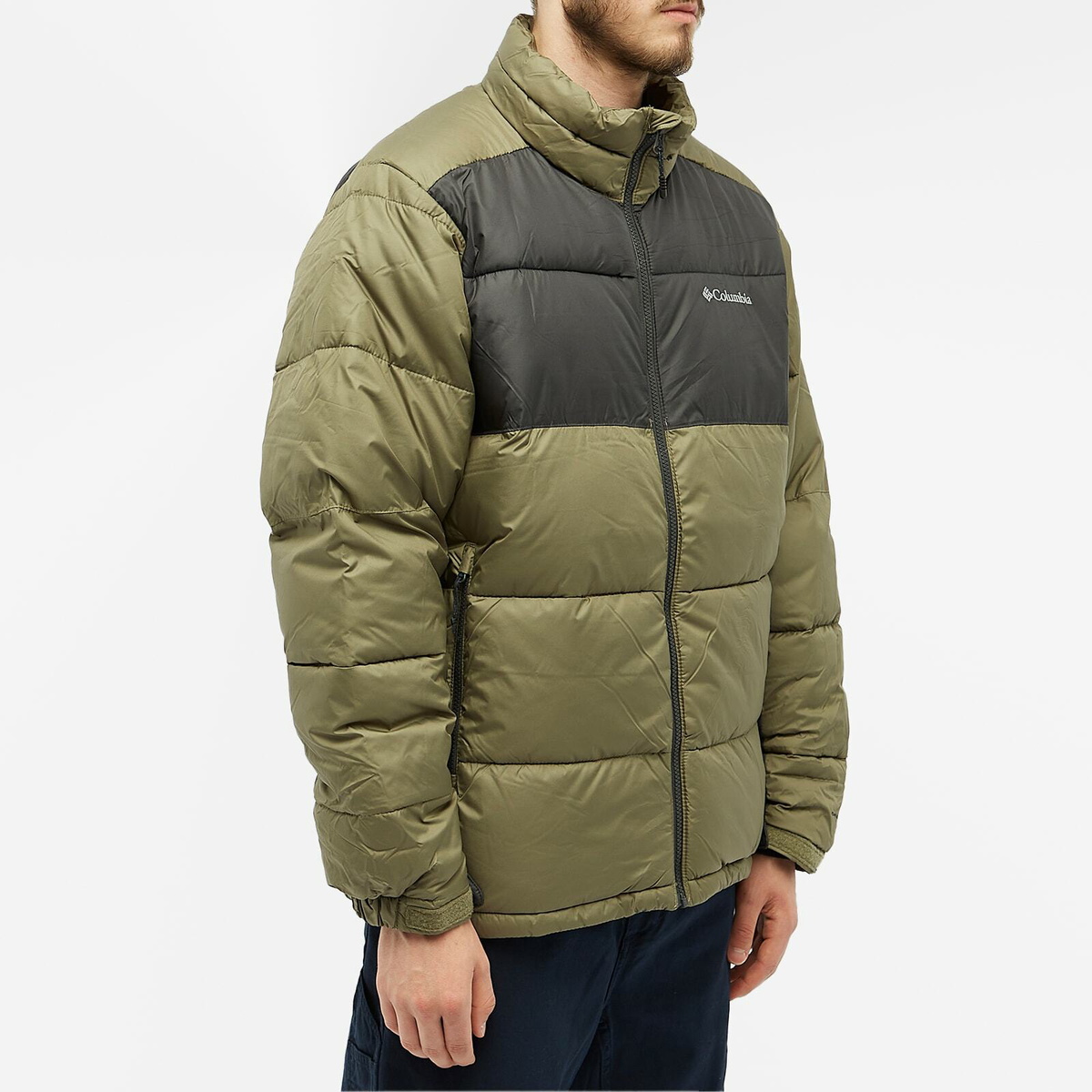 Columbia Men's Pike Lake™ II Jacket in Stone Green/Shark Columbia