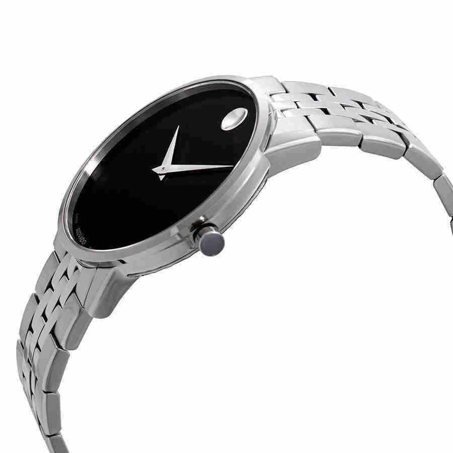 Movado Museum Classic Black Dial Mens Watch 0607199 Movado