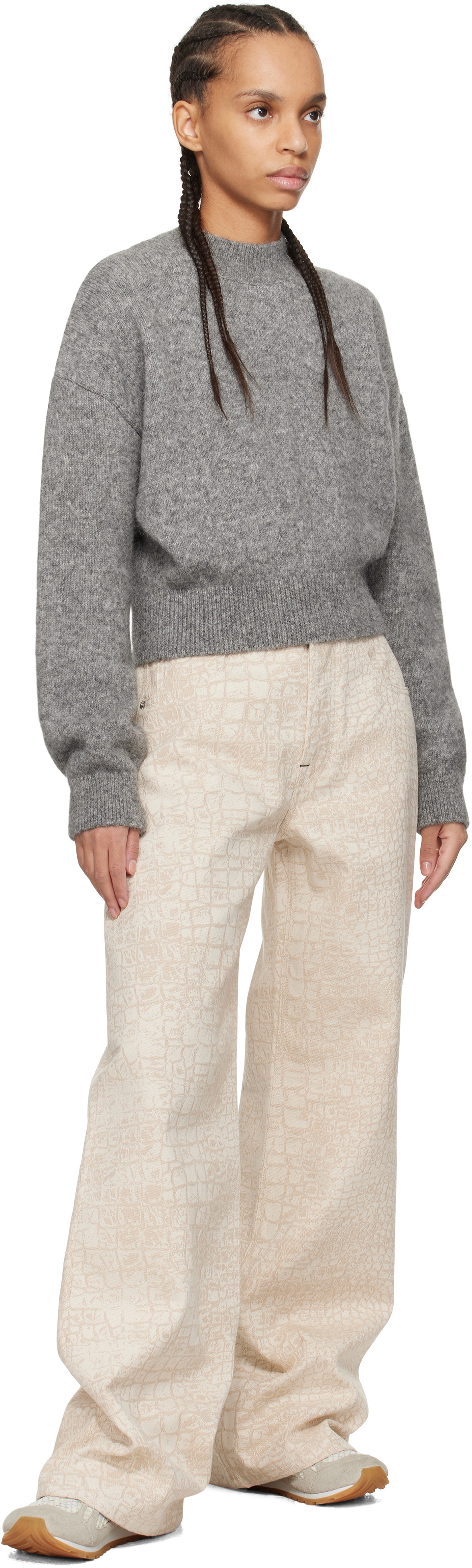 JACQUEMUS Gray Les Classiques 'The Jacquemus knit' Sweater Jacquemus