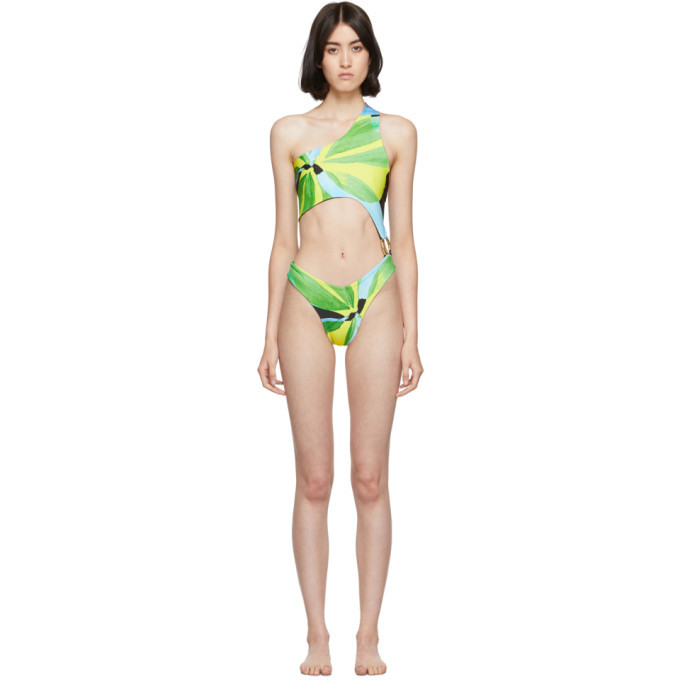 Louisa Ballou Ssense Exclusive Multicolor Surf Trip One Piece Swimsuit