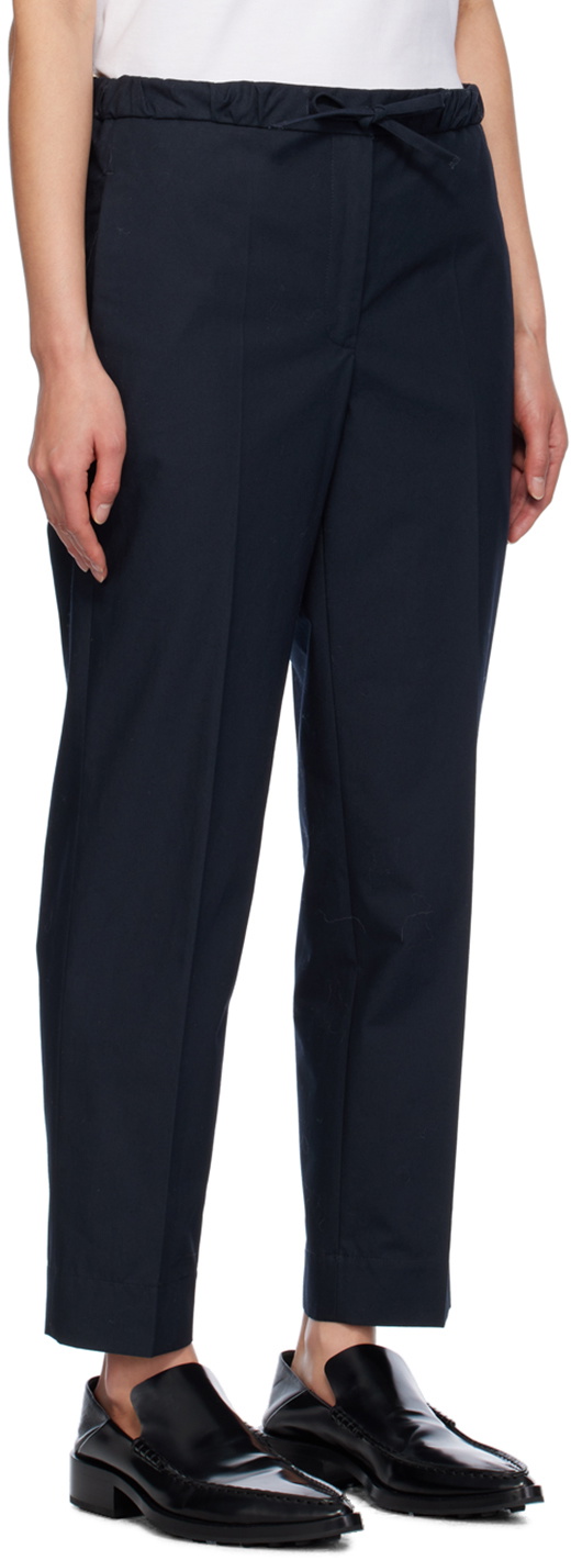 Jil Sander Navy Cropped Trousers Jil Sander