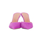 Amina Muaddi Pink Pony Fiona Mules Amina Muaddi