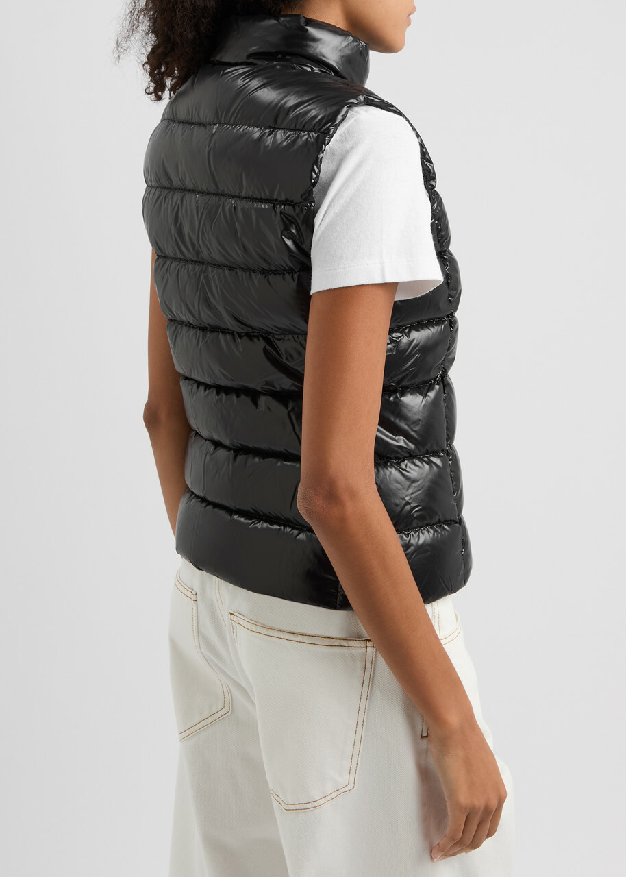 Moncler Ghany Quilted Shell Gilet Black Moncler