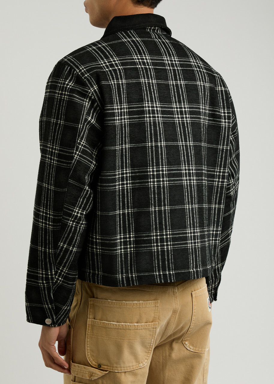Cherry Los Angeles Checked-jacquard Chenille Jacket Black CHERRY LA