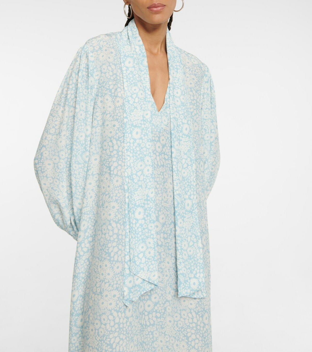 Rixo Raeya crêpe de chine midi dress Rixo