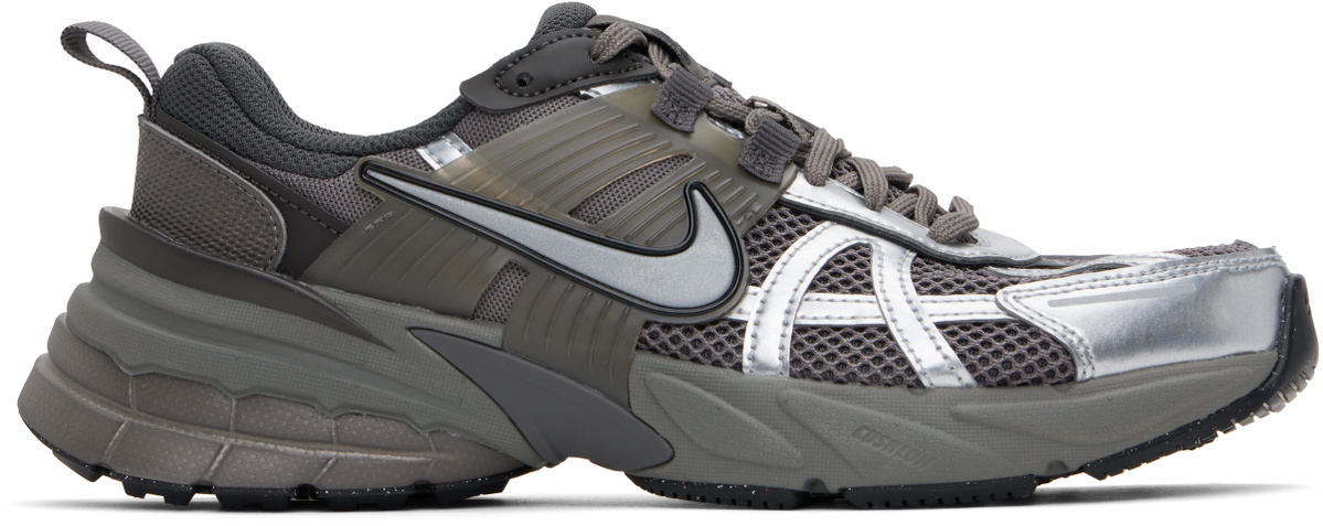 Nike Gray & Silver V2K Run Sneakers Nike
