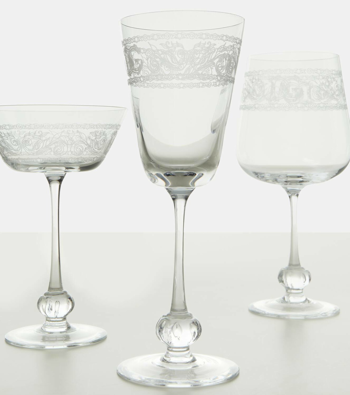 Dolce&Gabbana Casa DG champagne coupe glass Dolce & Gabbana