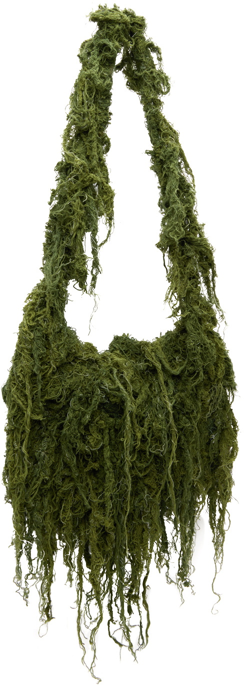 Solitude Studios Green Seaweed Messenger Bag Solitude Studios