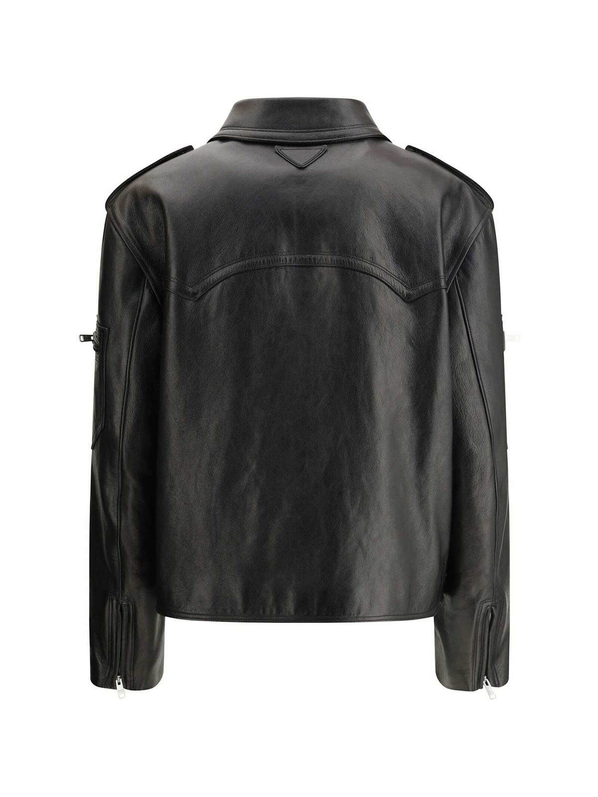Prada Biker Leather Jacket Prada