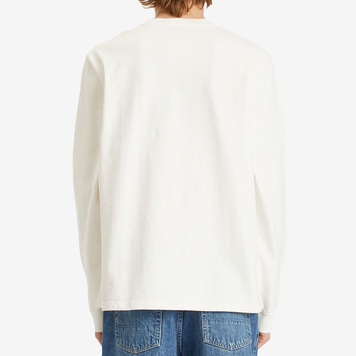 Our Legacy Men's Tour Longsleeve in Raw White Band Jersey Our Legacy