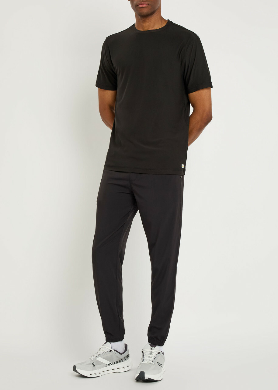 Vuori Strato Tech Stretch-jersey T-shirt Black Vuori