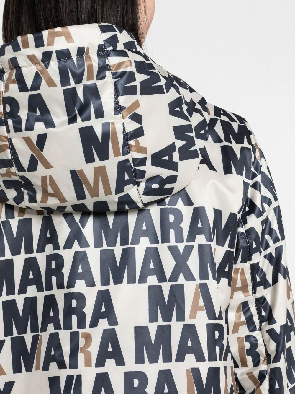 MAX MARA - Allover Logo Reversible Jacket Max Mara