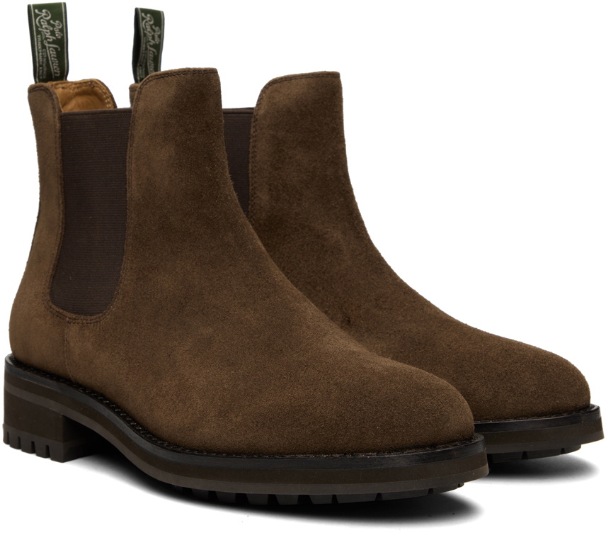 Polo Ralph Lauren Brown Bryson Chelsea Boots Polo Ralph Lauren