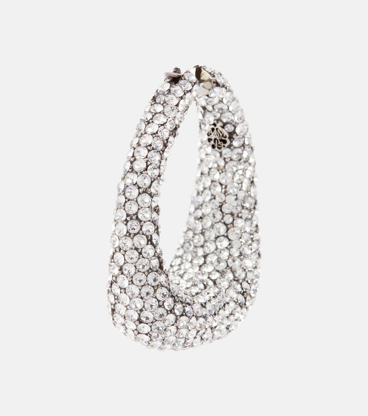 Alexander McQueen Crystal-embellished hoop earrings Alexander McQueen Alexander McQueen Crystal-embellished hoop earrings Alexander McQueen