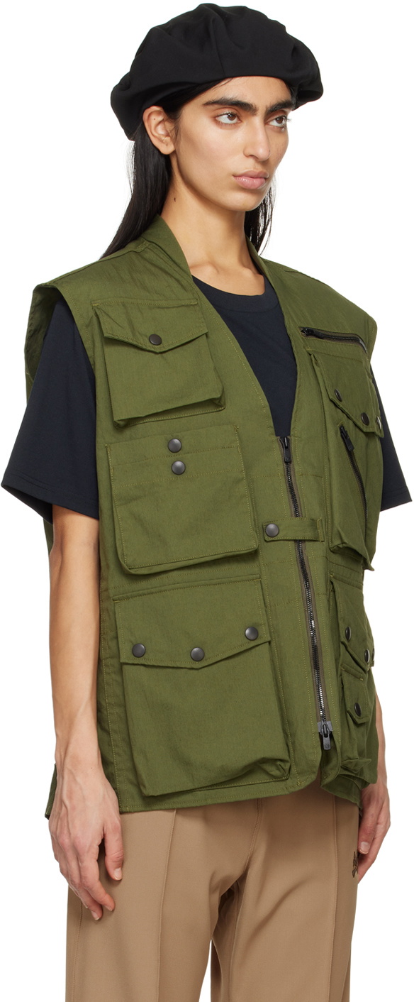 NEEDLES Khaki Field Vest Needles