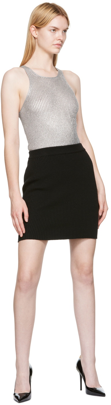 TOM FORD Silver Cashmere Tank Top TOM FORD