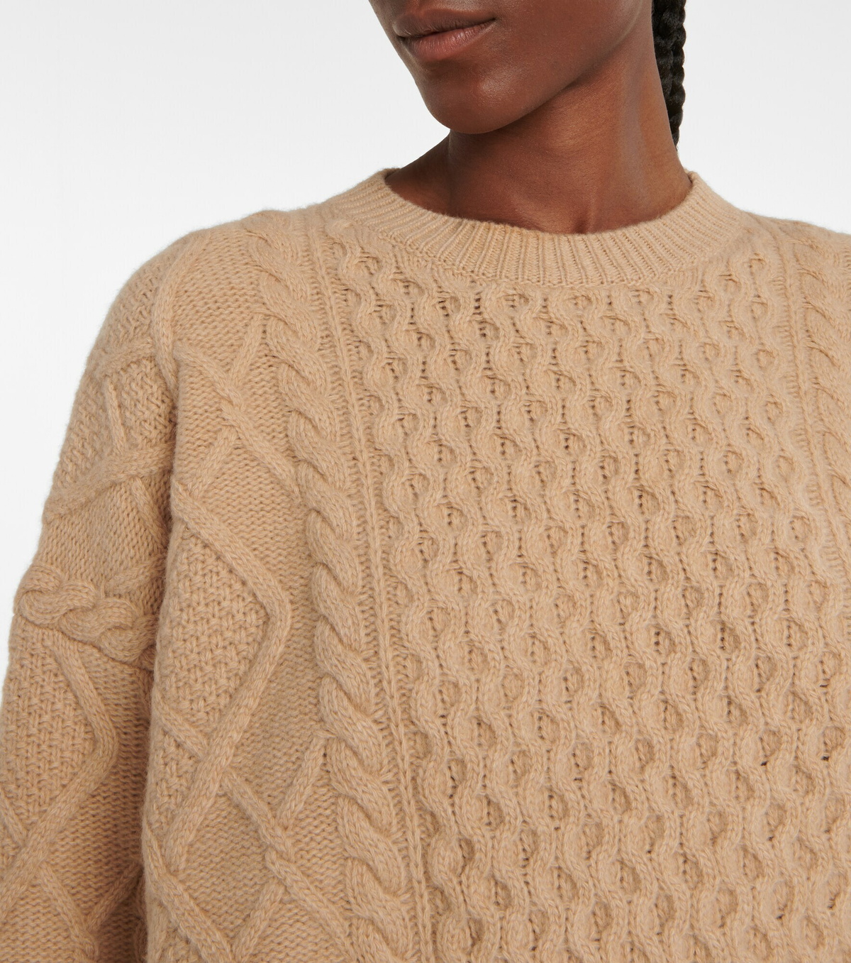 Stella McCartney - Cable-knit virgin wool sweater Stella McCartney