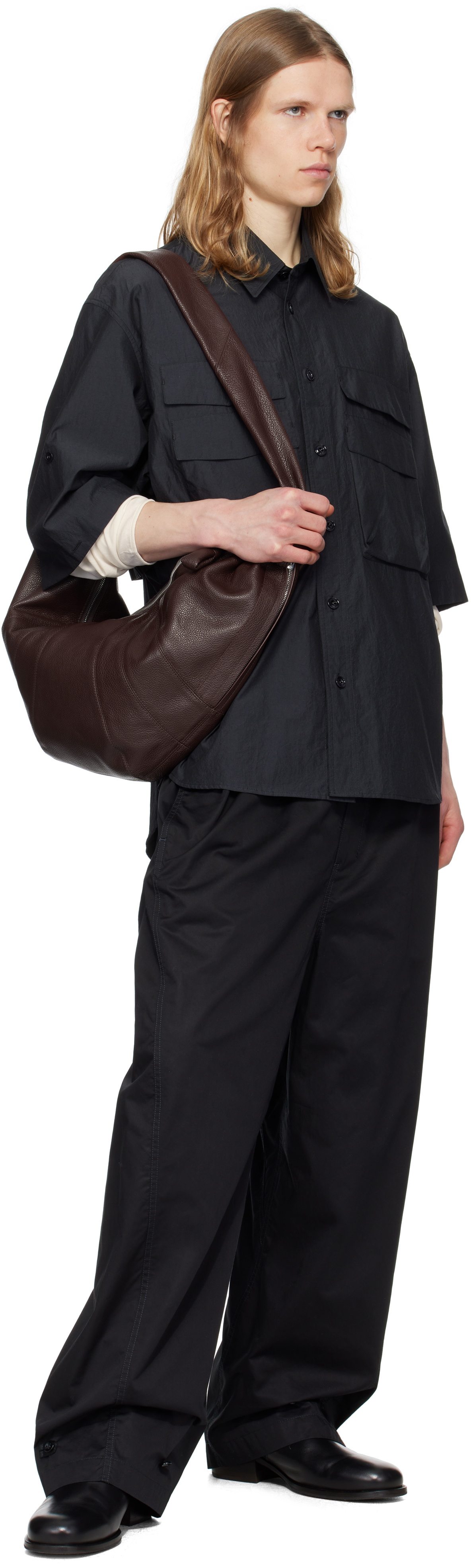 LEMAIRE Gray Utility Shirt Lemaire